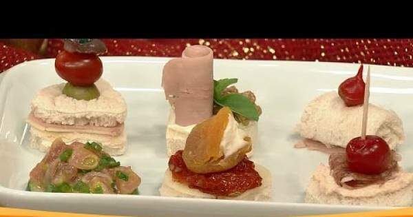 Festival de canapés natalinos