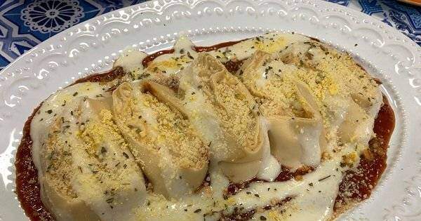 Rondelli de frango cremoso