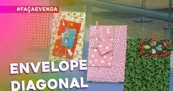 Envelope diagonal de Natal, por Belkiss Vargas