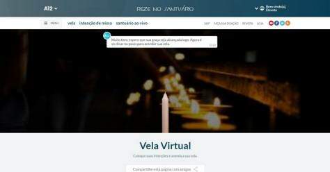 Quer acender uma vela virtual no Santuário de Aparecida? Saiba como ...