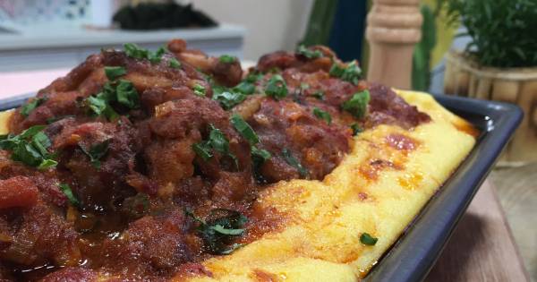 Receita de Frango com Angu