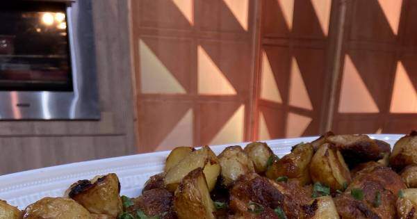 Frango Assado com Iogurte e Batatas – Sabor de Vida