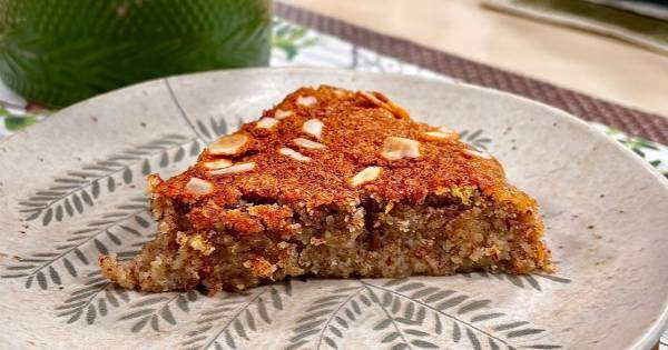 Torta de Amêndoas com Laranja - Santa Receita