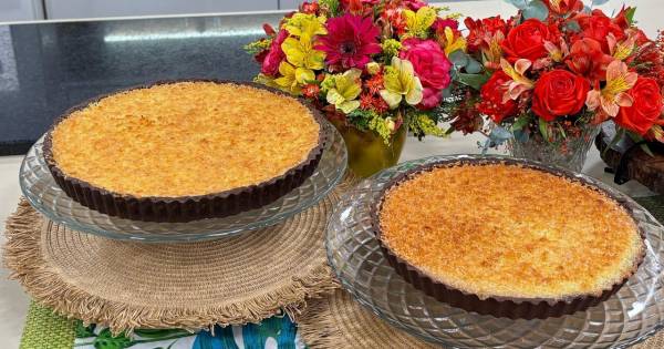 Torta Francesa de Coco – Santa Receita