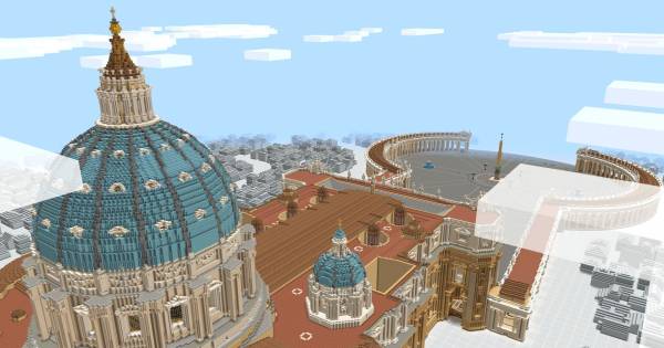 Peter is Here: conheça o Minecraft do Vaticano!
