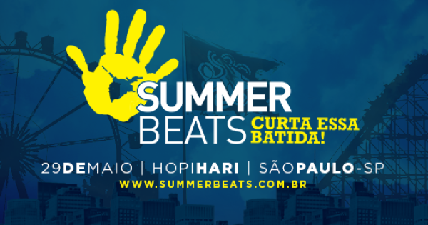 Summer Beats acontece neste domingo no Hopi Hari